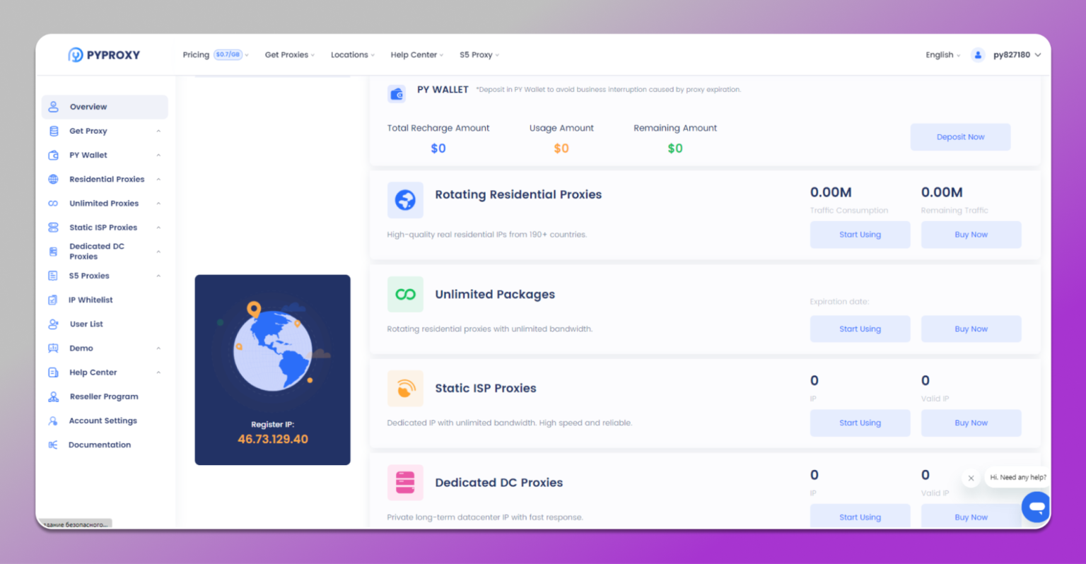 Review of the PYPROXY service - Dolphin anty