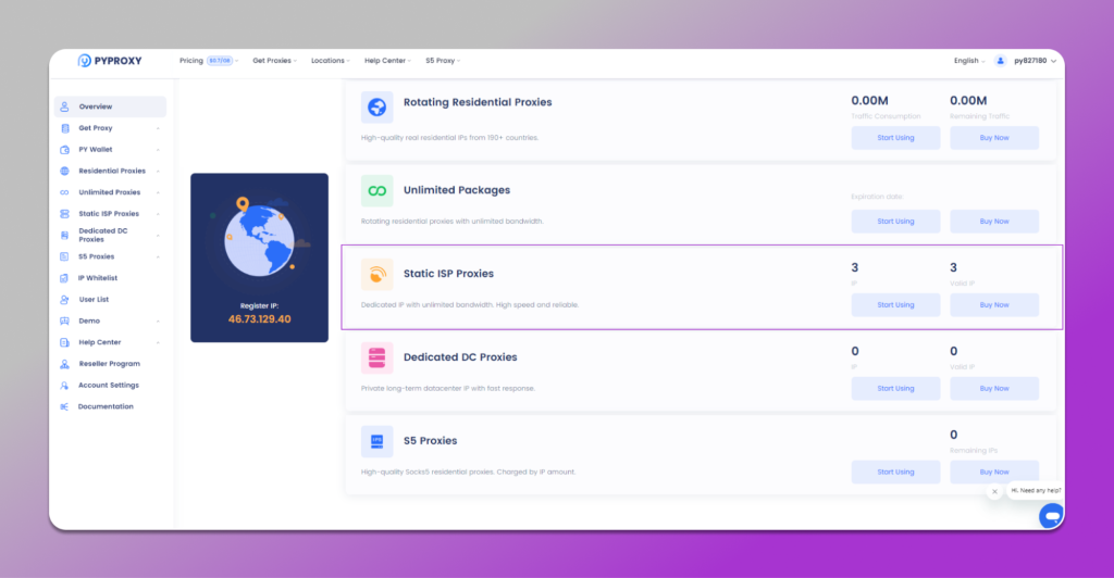 Review of the PYPROXY service - Dolphin anty