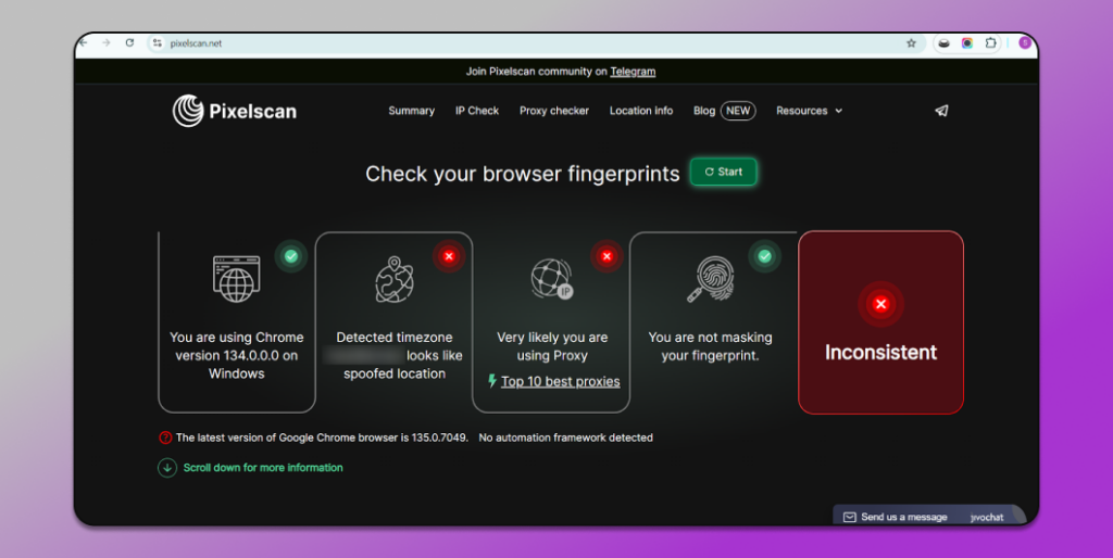 Pixelscan: Check Browser Fingerprints in Seconds in 2025 - Dolphin anty