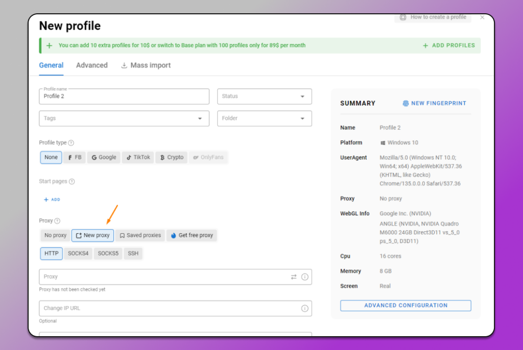 How to Integrate MangoProxy with Dolphin Anty